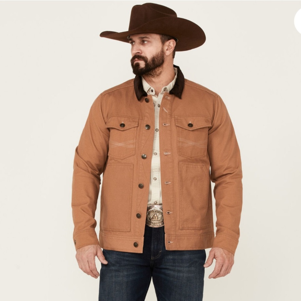 Blue Ranchwear Men's Copper Duck Canvas Button-Front … - Gem